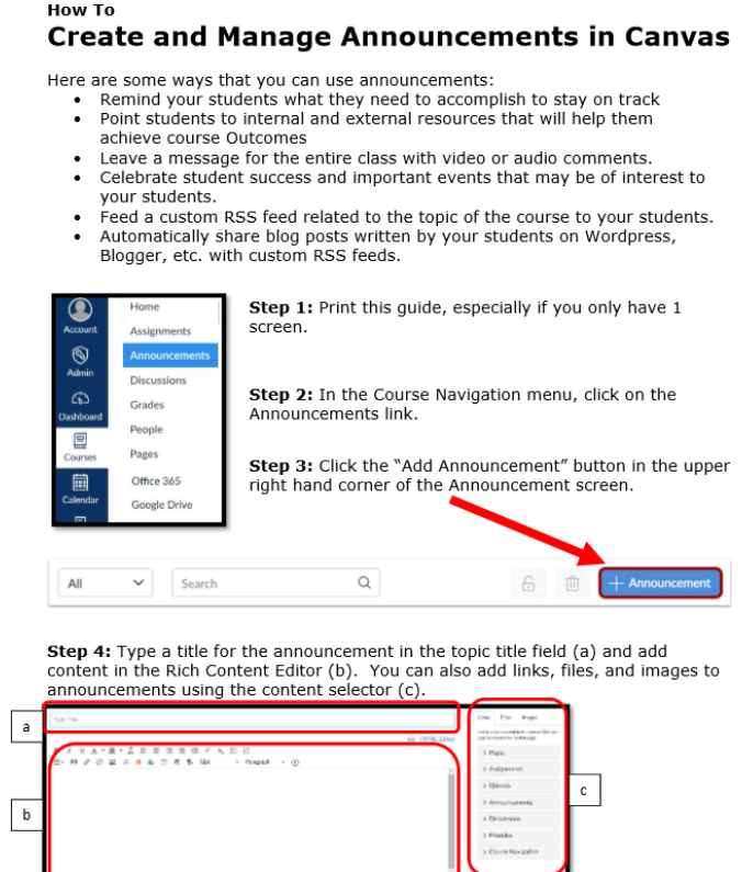 Can You Hide Announcements In Canvas at Randy Eubanks blog