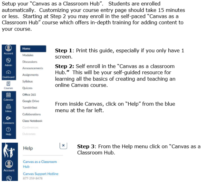 Home Page in Canvas (Setup your canvas as a classroom hub home page ...